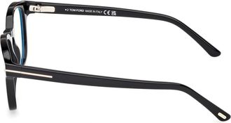 Tom Ford unisex, Accessoires, Noir, Taille: 49 MM Monture optique &agrave; clipser