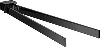 Emco Loft Handtuchhalter, 2-armig, schwenkbar, 410mm, Schwarz