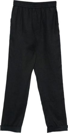 Emporio Armani Femme, Pantalons, Noir, Taille: 38 FR Straight Pantalons
