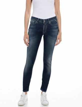 Replay Damen New Luz Hyperflex Jeans, 007 Dark Blue, 29W / 28L EU