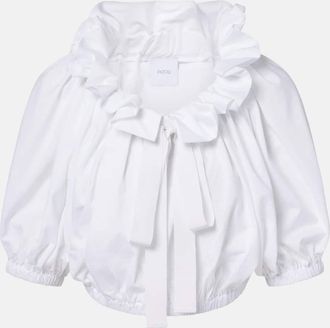 Patou Cropped-Top aus Baumwolle