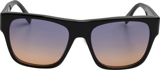 Karl Lagerfeld Femme, Accessoires, Noir, Taille: ONE Size Rectangular Lunettes de soleil