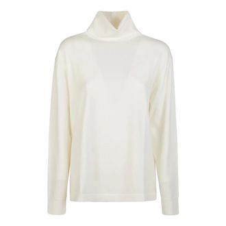 P.A.R.O.S.H. P.a.r.o.s.h., Femme, Pulls, Beige, Taille: 40 FR Lime25 Pull &agrave; Col Roul&eacute;