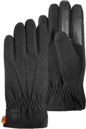 Isotoner Gants homme tactiles en polaire recyclée - doublure flexible