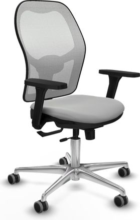 Piqueras y Crespo Schreibtischstuhl mit verstellbarer R&uuml;ckenlehne, mit 3D-Armlehnen, h&ouml;henverstellbare Lendenwirbelst&uuml;tze, ausgestattet mit Syncro/Traslack und eingespr