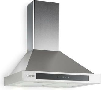 Klarstein Klarstein - Zelda Dunstabzugshaube Edelstahl 60cm Wandanbau 620 m&sup3;/h Touch Timer