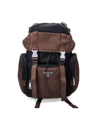 Prada Backpack Logo In Re-Nylon
