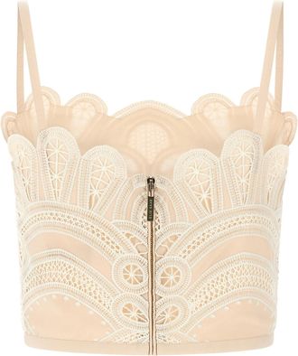 Elie Saab Macram&eacute; Lace Bralette - Cream