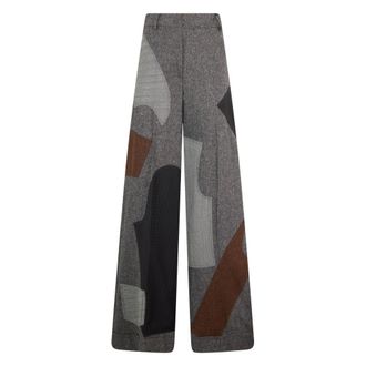 Moschino Damen, Hosen, Grau, SGr&ouml;&szlig;e