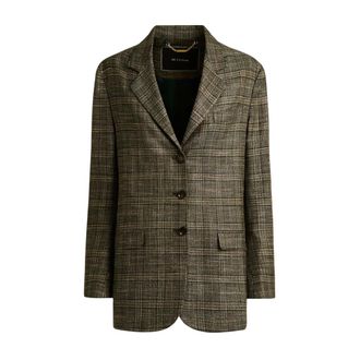 Kiton Blazer Glen Plaid Vert - Femme - Vestes - Vert - Taille: 36 FR