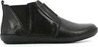 Kickers Fonzine, Boots Femme, Noir, 36