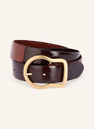 Dorothee Schumacher Dorothee Schumacher Lederg&uuml;rtel Crackle Shine rot