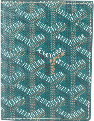 Goyard Portemonnaie - Goyard Green Goyardine Monogram Cardholder - Gr. unisize - in Gr&uuml;n - f&uuml;r Damen
