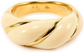 Aur&eacute;lie Bidermann Bague en laiton et plaqu&eacute; or