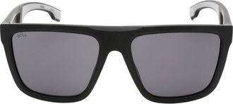 HUGO BOSS Unifarben-Sonnenbrille (Schwarz/Grau)