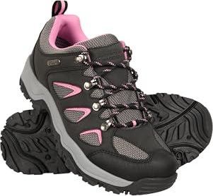 Mountain Warehouse Adventurer Chaussures de marche imperm&eacute;ables pour femme - Dessus en synth&eacute;tique et en maille avec semelle int&eacute;rieure rembourr&eacute;e et crampons profonds -