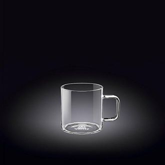 Wilmax England Wilmax WL-888602/A Borosilikatglas Kaffeetasse, Klar, 100mL Kapazit&auml;t