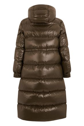 Moncler Hooded Quilted Down Jacket - Green