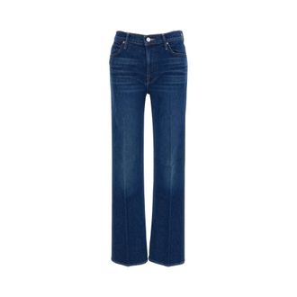 Mother Femme, Jeans, Bleu, Taille: W31 Wide Jeans