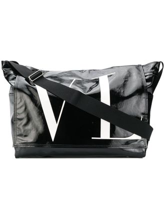 Valentino Garavani VLTN Kuriertasche - Schwarz