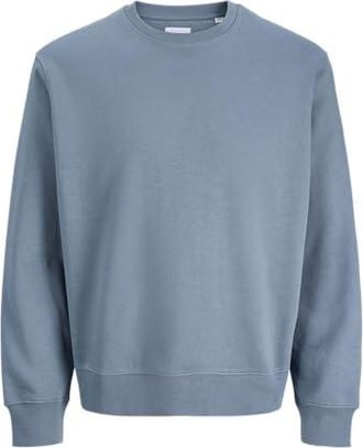 Jack & Jones Jjestar Sweat Basique &agrave; col Rond Noos, Blue Mirage., M