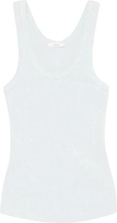 Haikure Femme, Tops, Blanc, Taille: 40 FR Canotta a costine