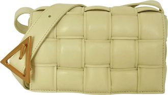 Bottega Veneta Hobo Bags - Bottega Veneta Padded Cassette Small Ice Cream / u - Gr. unisize - in Gelb - f&uuml;r Damen