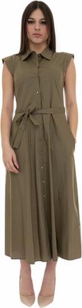 Liu Jo Femme, Robes, Vert, Taille: 40 FR Chemisier Dress