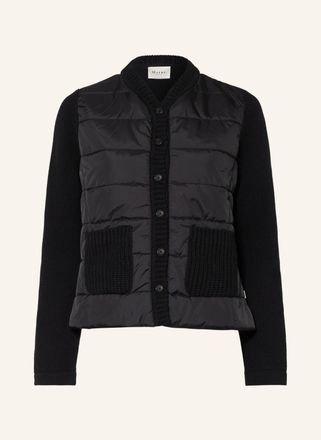 Maerz Maerz Muenchen Strickjacke Im Materialmix schwarz