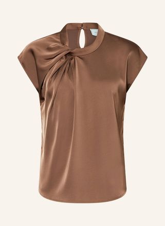 Neo Noir Neo Noir Blusenshirt Fleur Aus Satin braun