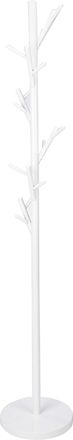 Jan Kurtz 494306 Tree Kleiderst&auml;nder, Stahl, wei&szlig;, 28 x 28 x 170 cm