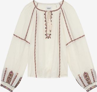 Isabel Marant Top Fernanda - Femme - &Eacute;cru-ocre - Taille 34 - Marant &Eacute;toile