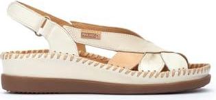 Pikolinos Sandales &agrave; Semelles compens&eacute;es en Cuir CADAQUES pour Femme Color NATA