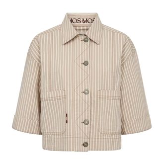 Mos Mosh MOS Mosh - MMAline Check Jacket - Femme - Vestes - Beige - Taille: 38 FR