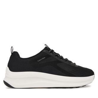 Calvin Klein Sneakers Calvin Klein Andrea - Chunky Ck Stripe Runner Trainers HM0HM02158 Schwarz