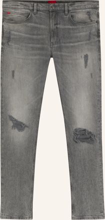 HUGO BOSS Hugo Jeans Hugo 734 Extra-Slim Fit silber