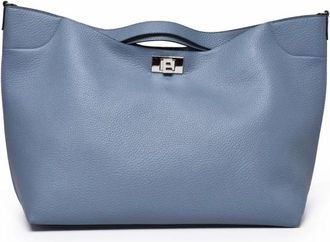 Ermanno Scervino Femme, Sacs, Bleu, Taille: ONE Size Tote Rachele