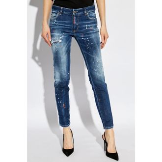Dsquared2 Femme, Jeans, Bleu, Taille: 34 FR Jeans Taille Moyenne Jennifer