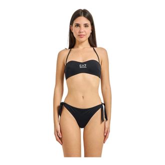 Emporio Armani Femme, Maillots de bain, Noir, Taille: 40 FR Stretch Jersey Bikini
