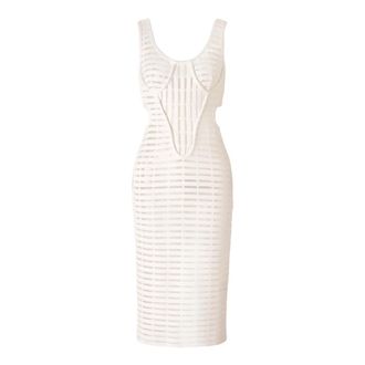 Genny Knitted Day Dress - - Dresses - Damen - Wei&szlig; - M