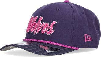 New Era unisex, Accessoires, Violet, Taille: ONE Size Casquette &agrave; Visi&egrave;re Plate