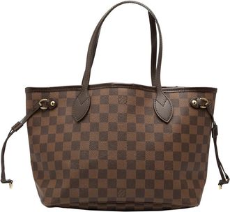 Louis Vuitton Shopper - Damier Ebene Neverfull PM - Gr. unisize - in Braun - für Damen