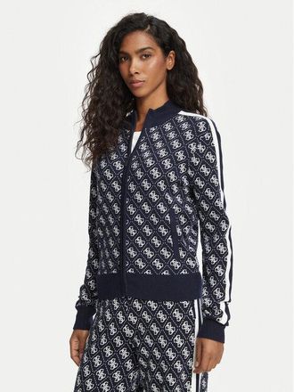 Guess Strickjacke V6BR03 Z1482 Dunkelblau Regular Fit