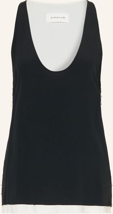 ARMARIUM Armarium Top Bianca Mit Seide schwarz
