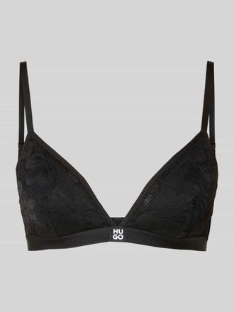 HUGO BOSS Triangel-BH aus floraler Spitze