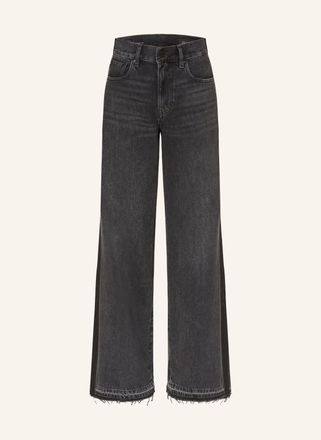 AG - Adriano Goldschmied Ag Jeans Wide Leg Jeans Hyeres schwarz