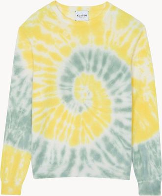 Kujten Pull cachemire col rond tie & dye - Pull Pitt Sunny