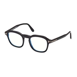Tom Ford Blaue Blockierrunde Brillen - - Accessories - Herren - Schwarzk - 49 MM