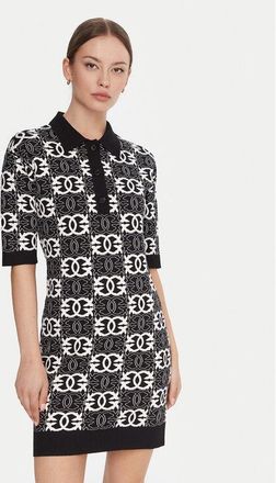 Pinko Kleid Nothing 106039 A2YD Schwarz Regular Fit