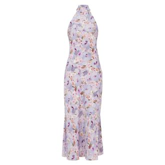 Balmain Femme, Robes, Multicolore, Taille: 38 FR Printed Poppy Flower Dress